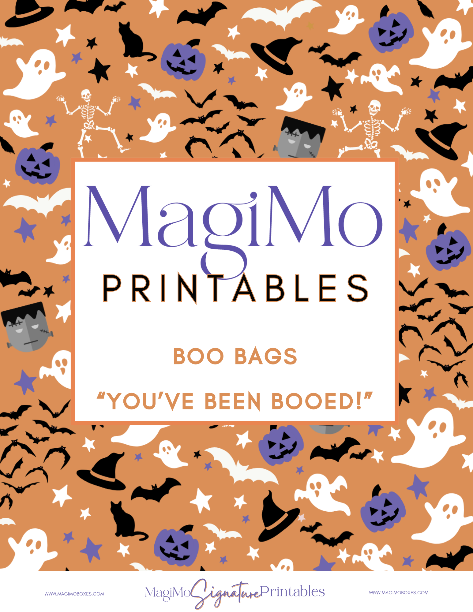 Halloween Boo Bag Printables - You've Been Booed! [Printable-Digital F ...