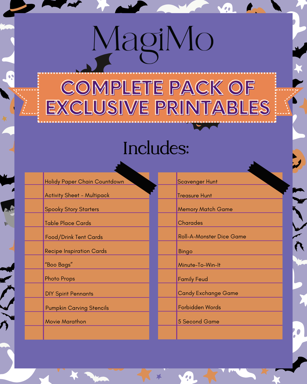 Halloween Printables – MagiMo Boxes